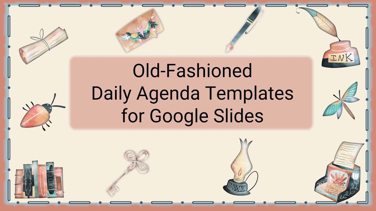 Daily Agenda Templates for Google Slides