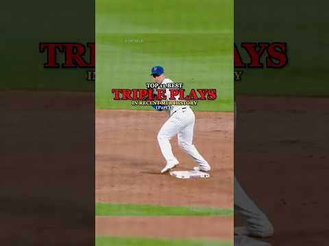 Top 12 Best Triple Plays in MLB History | Part 1