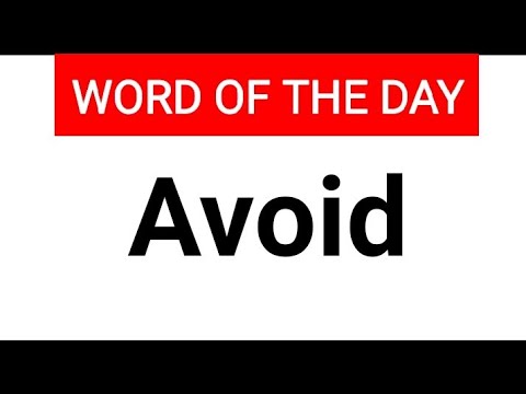 "AVOID" Meaning in Hindi | Example | Pronunciation of "Avoid"🔠 | Daily Used Words📚 | Trending Words