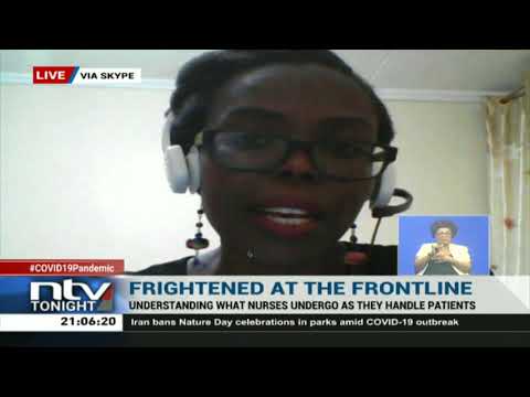 Dr. Eunice Ndirangu explains what nurses undergo as they handle patients