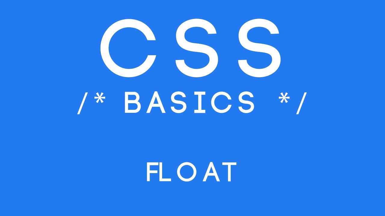 CSS Basics Tutorial 25 - Float