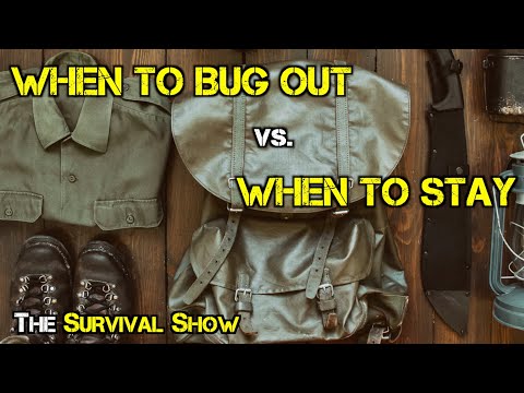 Bugging Out: When To Go? When To Stay? Let’s Talk About It...