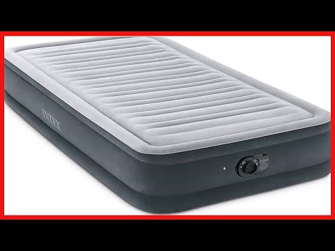 Intex Dura-Beam Deluxe Comfort Plush Air Mattress Series with Internal Pump