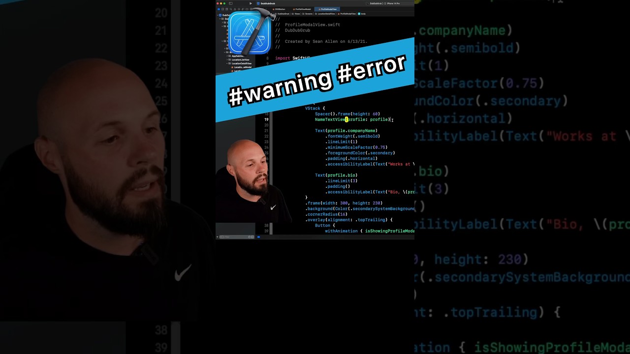 Xcode Tip - #warning & #error