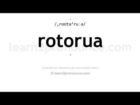 How to pronounce Rotorua | English pronunciation