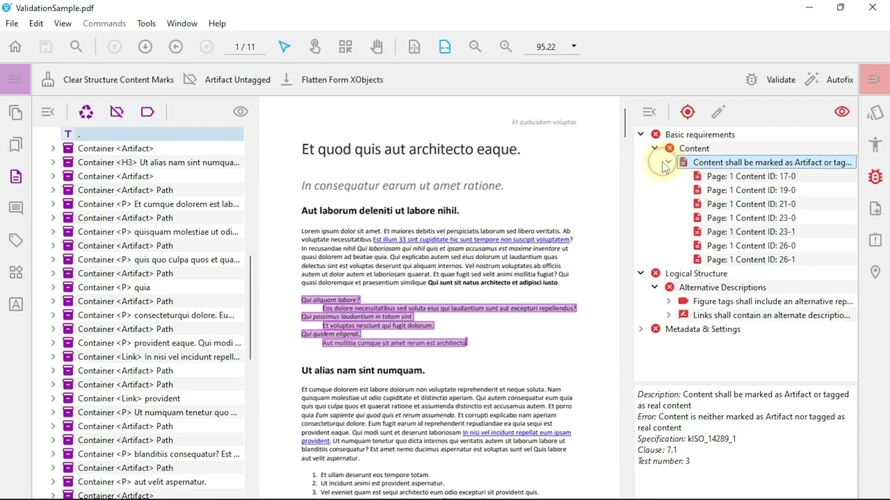PDFix Desktop Tutorial: How to check if a PDF is valid for Accessibility