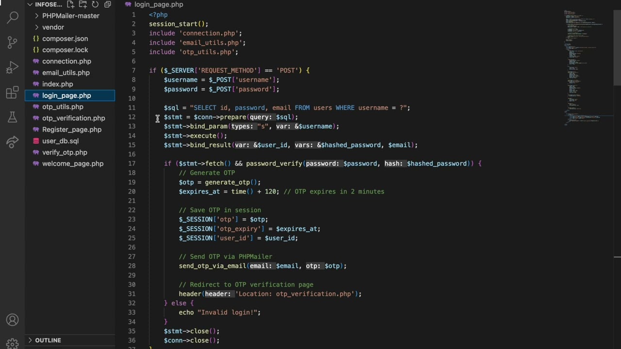 Two-factor Authentication System built with PHP and SQL
