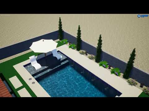 Oasis of the Valley Pools & Spas - Custom Pool and Infinity Spa Design with Kai Shelf Lounger