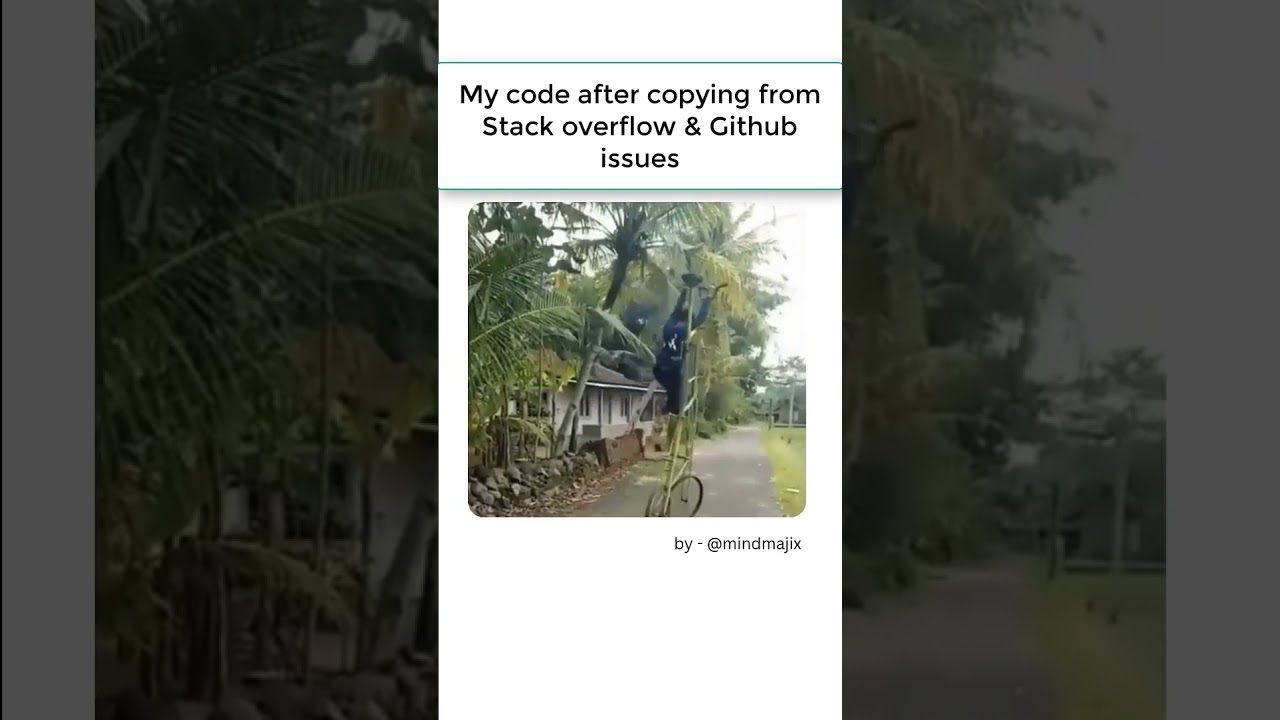 Copying Code From Stack Overflow 😂 #developermemes #codingmemes #funny #comedy #Programmingmemes
