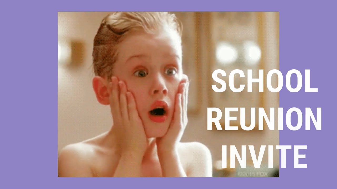 School Reunion Invitation Video Template (Editable)