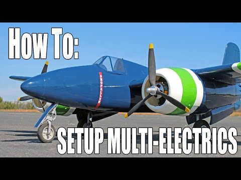From the Bench - How to Setup Multi-Engined Electric Aircraft (The RC Geek)