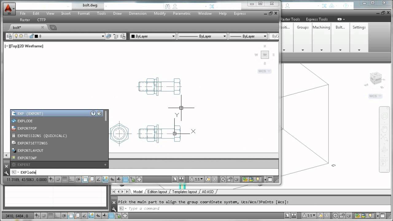 AutoCAD Structural Detailing - insert the same block in different views (for andvanced users)