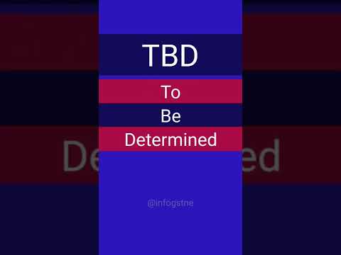 TBD meaning in YouTube #tbd #youtubeshorts
