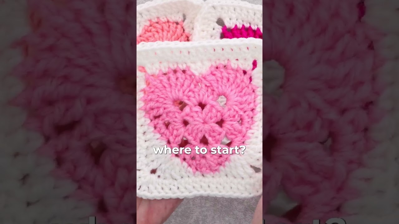 Must-Try Heart Granny Square Tutorial!