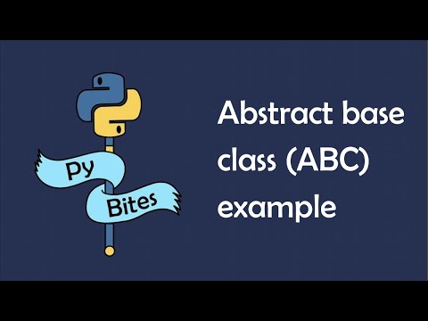 Python abstract base class (ABC) example