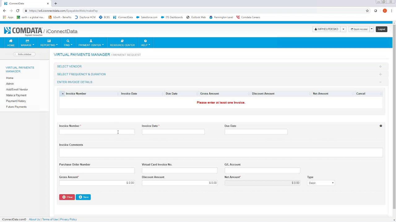 Comdata Virtual Payments Manager Training Session