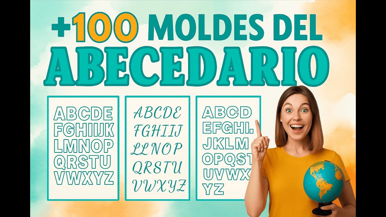 ABECEDARIO MOLDES - PLANTILLAS ABECEDARIO COMPLETO