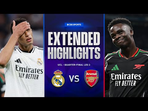 Real Madrid vs. Arsenal: Extended Highlights | UCL Quarter-final Leg 2 | CBS Sports Golazo