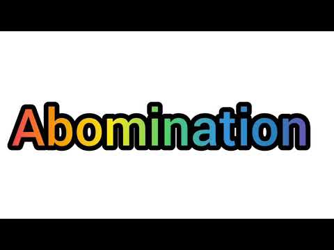 Abomination - synonyms and antonyms