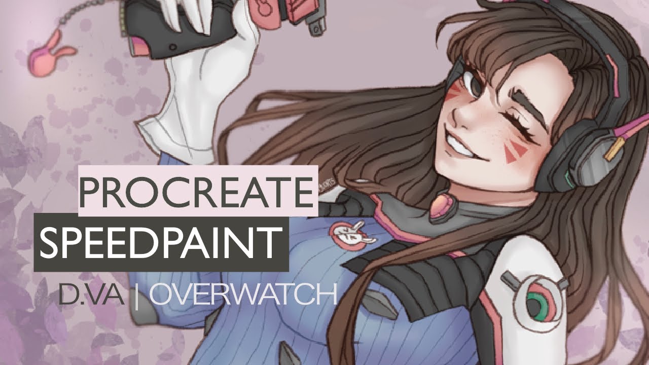 D.Va | Overwatch [Procreate Speedpaint]