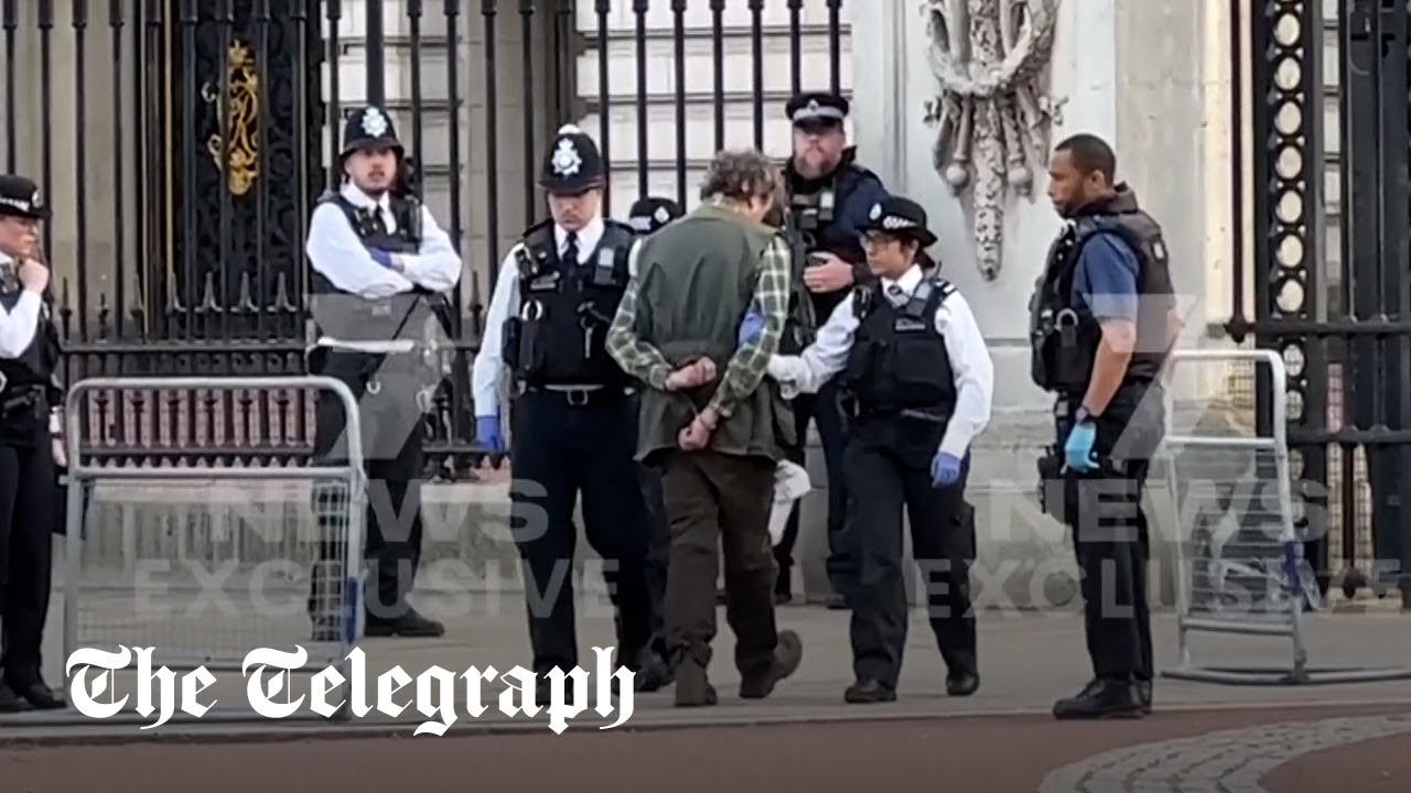 Man arrested outside Buckingham Palace detained under Mental Health Act