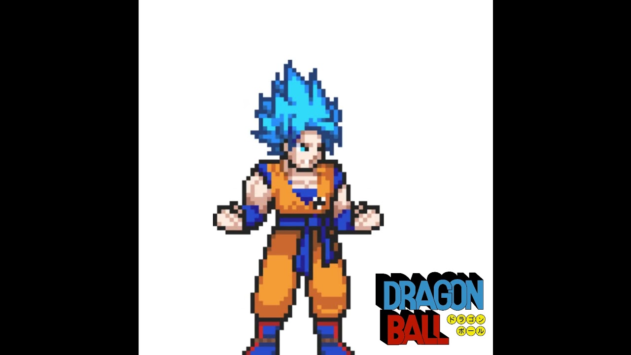 New definitive Goku JUS pixel art