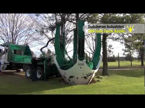 Watch This Giant Spade Take Out a Tree in One Scoop