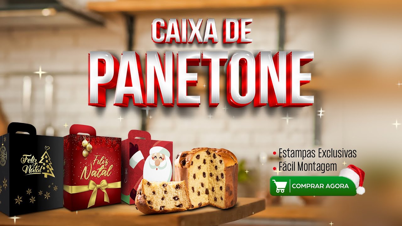 Embalagens de Panetone para Natal - Soller Embalagens