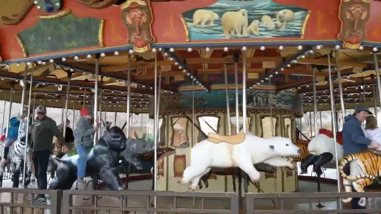the Conservation Carousel at Hogle Zoo in SLC