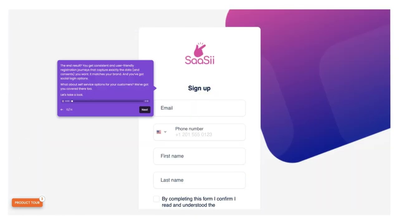 Strivacity CIAM product tour: Registration and self service
