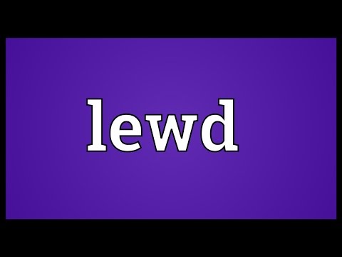 Lewd Meaning