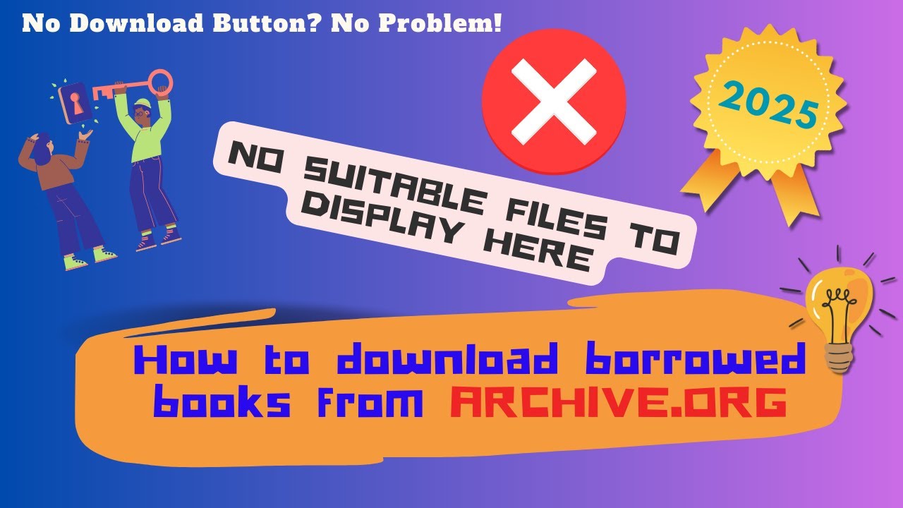 How to Download Borrowed Books from Archive.org | The Best Way to Steal Books (Legally) (2025 Guide)