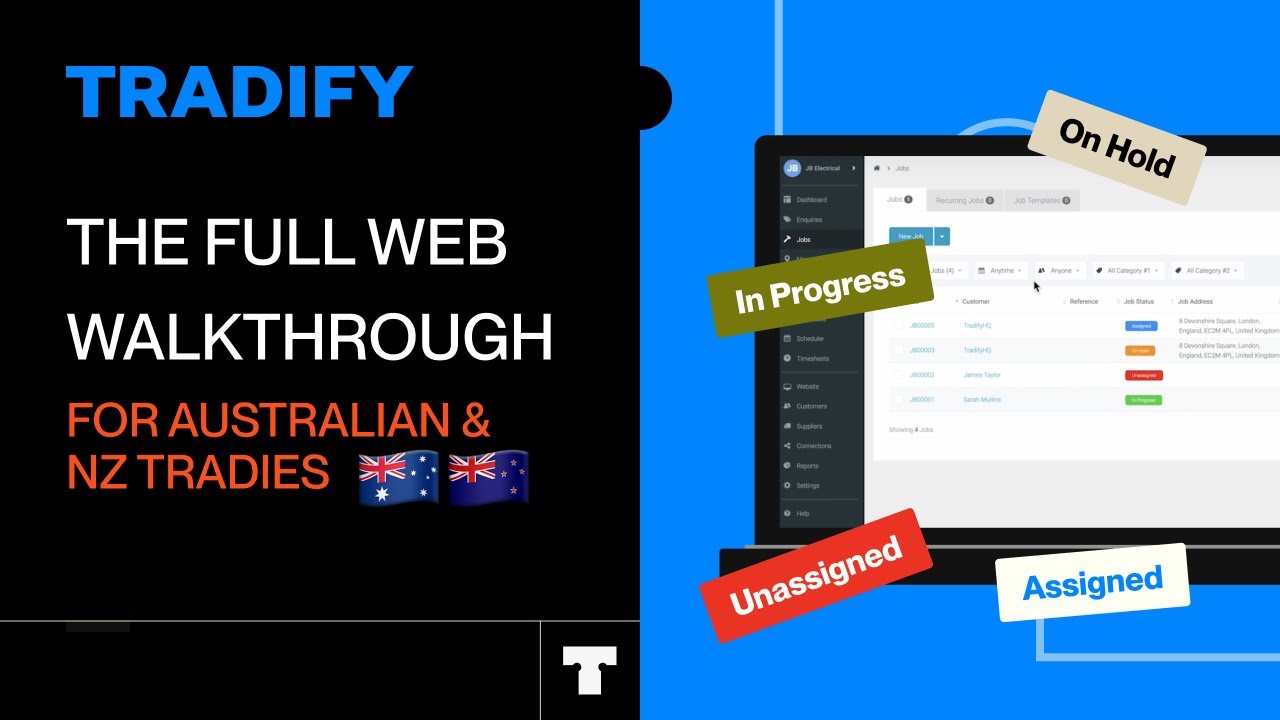 Tradify Demo & Walkthrough for Australian and NZ Tradies (2026 Update)