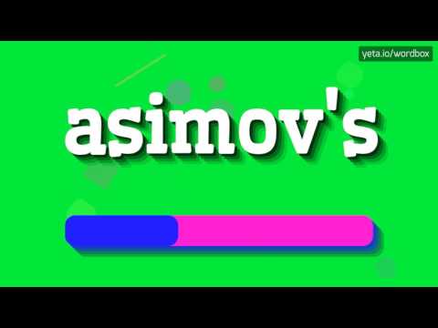 HOW TO SAY ASIMOV'S? #asimov's
