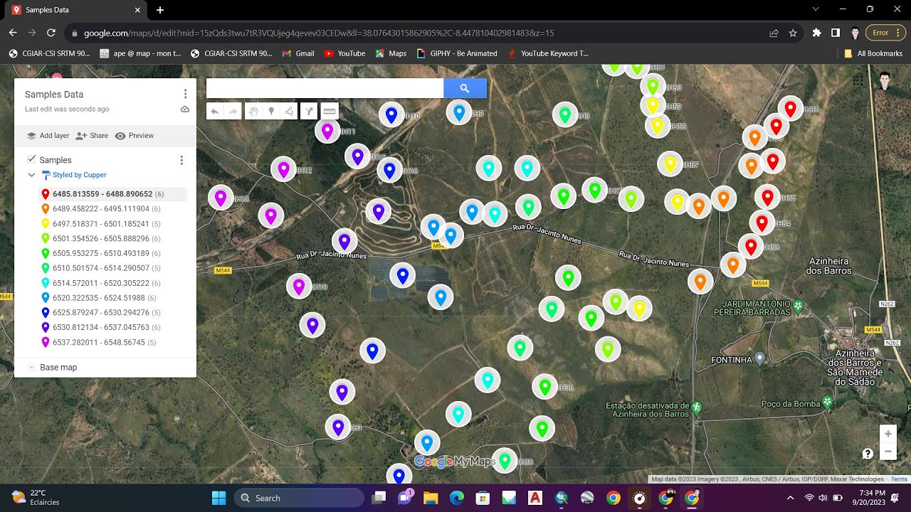 Import Excel data to Google Maps