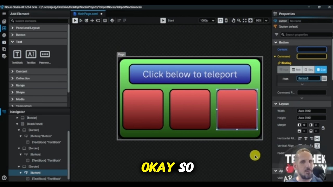 Create a Mobile-Friendly (Noesis) Teleportation UI in Horizon Worlds