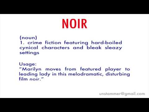 How to Pronounce Noir