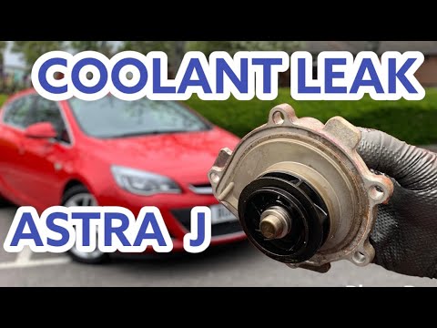Vauxhall(opel) Astra J 1.6 Petrol. Coolant Leak. Water pump replacement.