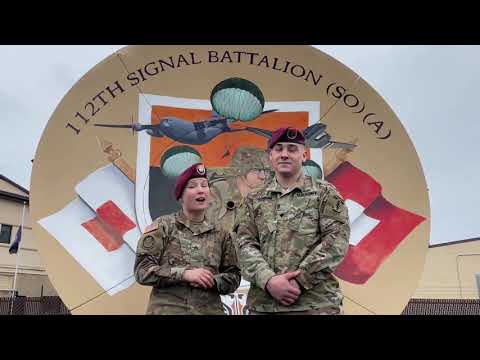 112th Signal Battalion sends the U.S. Army Signal Corps "Happy 160th Birthday" wishes on D-112.