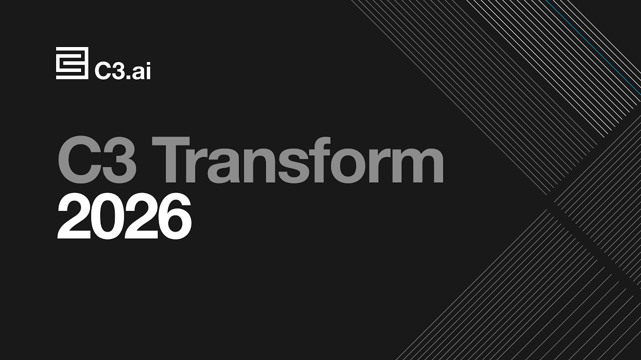 The OS for the Intelligent Enterprise | C3 Transform 2026