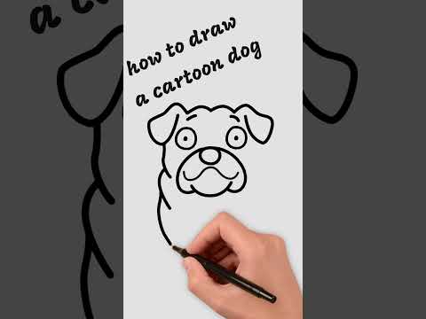How To Draw A Cartoon Dog
