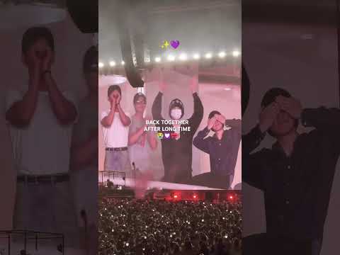 So happy to see them together 😭💜 #bts #btsarmy #jhopeconcert #concert