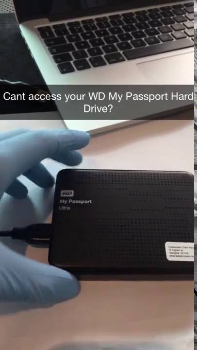 cant access your western digital my passport?