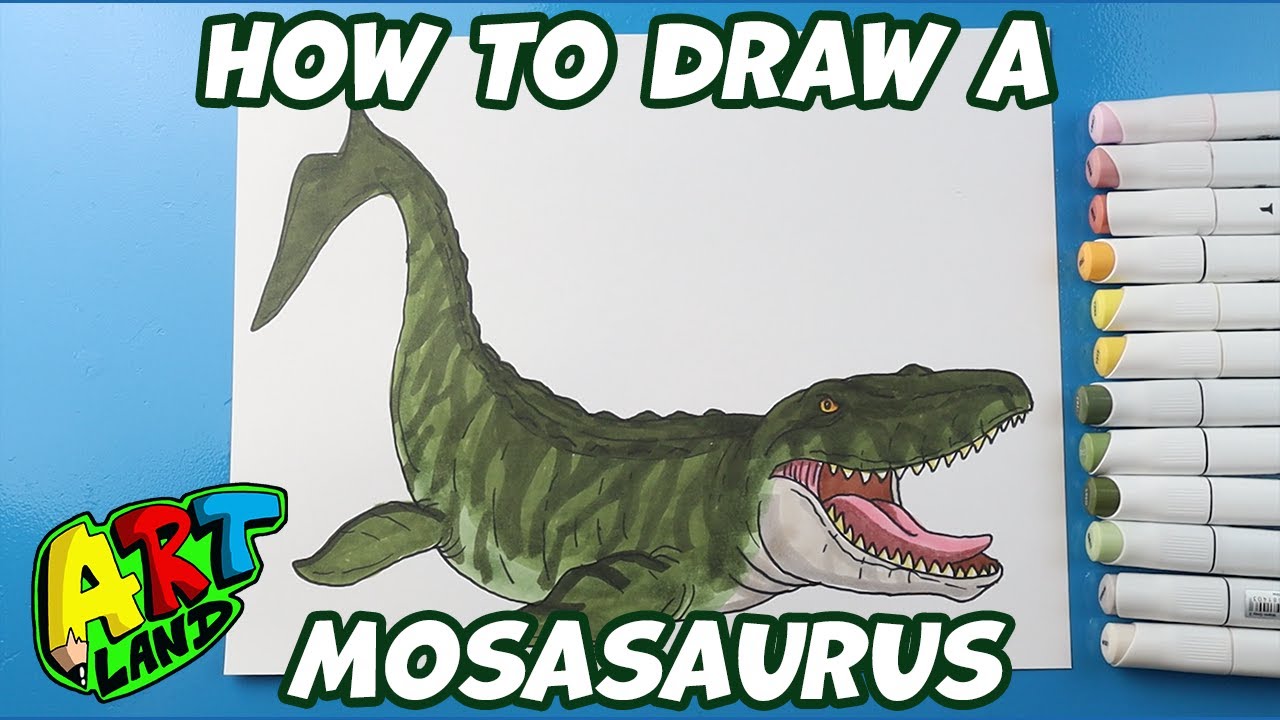 How to Draw a Mosasaurus | Jurassic World: Rebirth