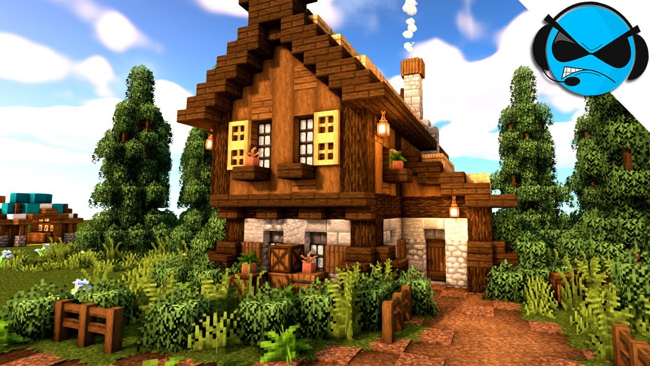 Minecraft: How to Build a Nordic House | Simple Survival House Tutorial - Minecraft Builders