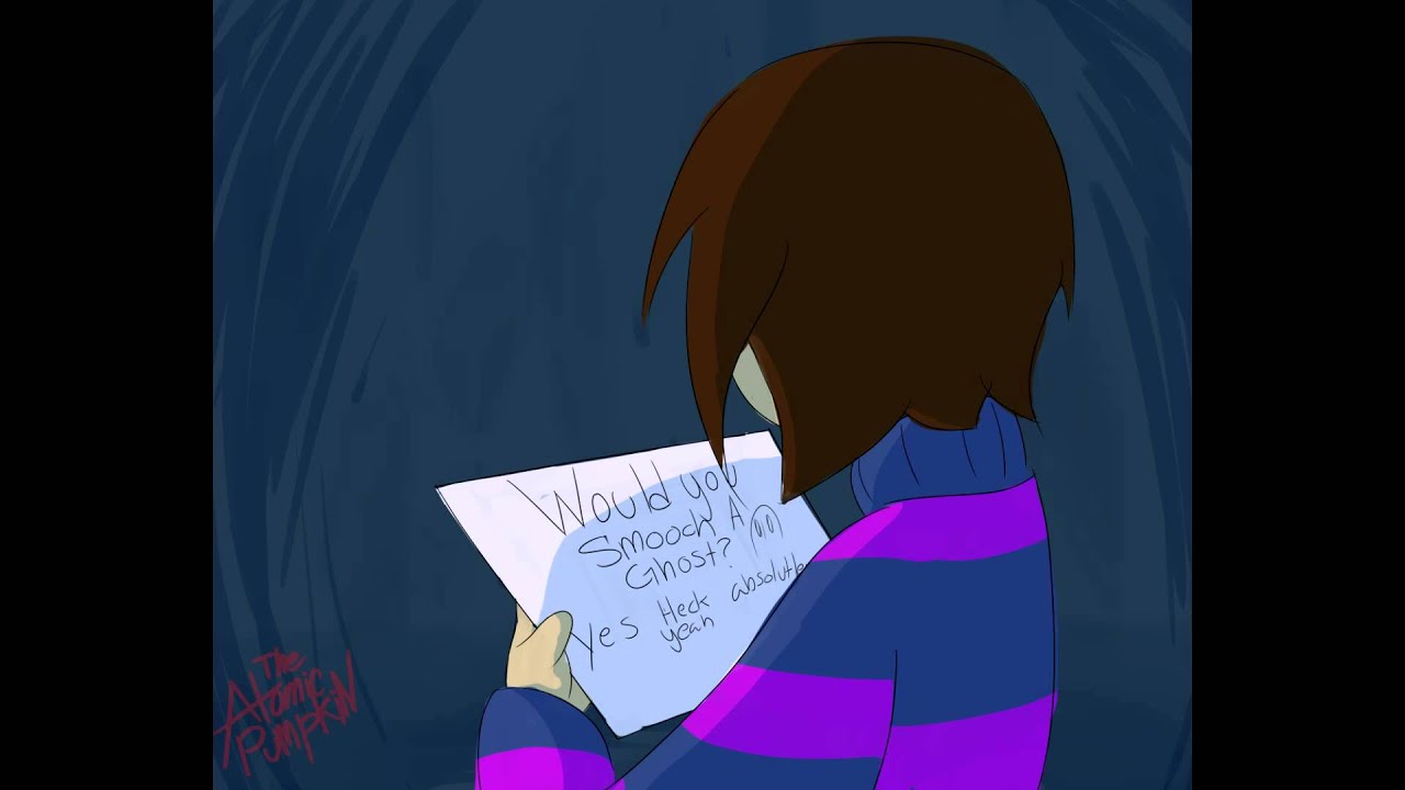 Would You Smooch A Ghost? 【 Undertale Comic Fandub 】