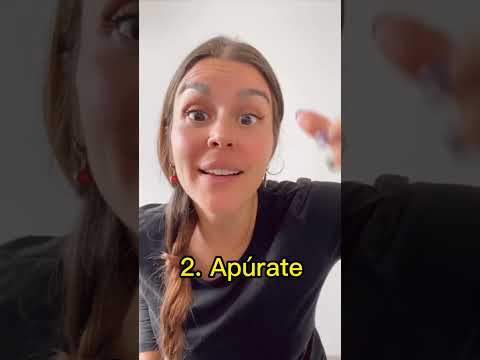 Ways to say "Hurry Up" in Spanish #shorts
