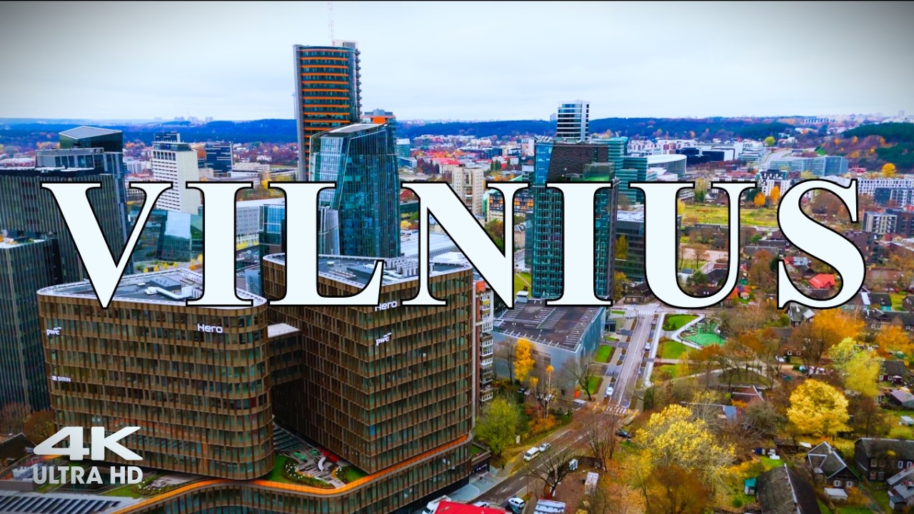 Vilnius, Lithuania 🇱🇹 | Stunning 4K Drone Footage