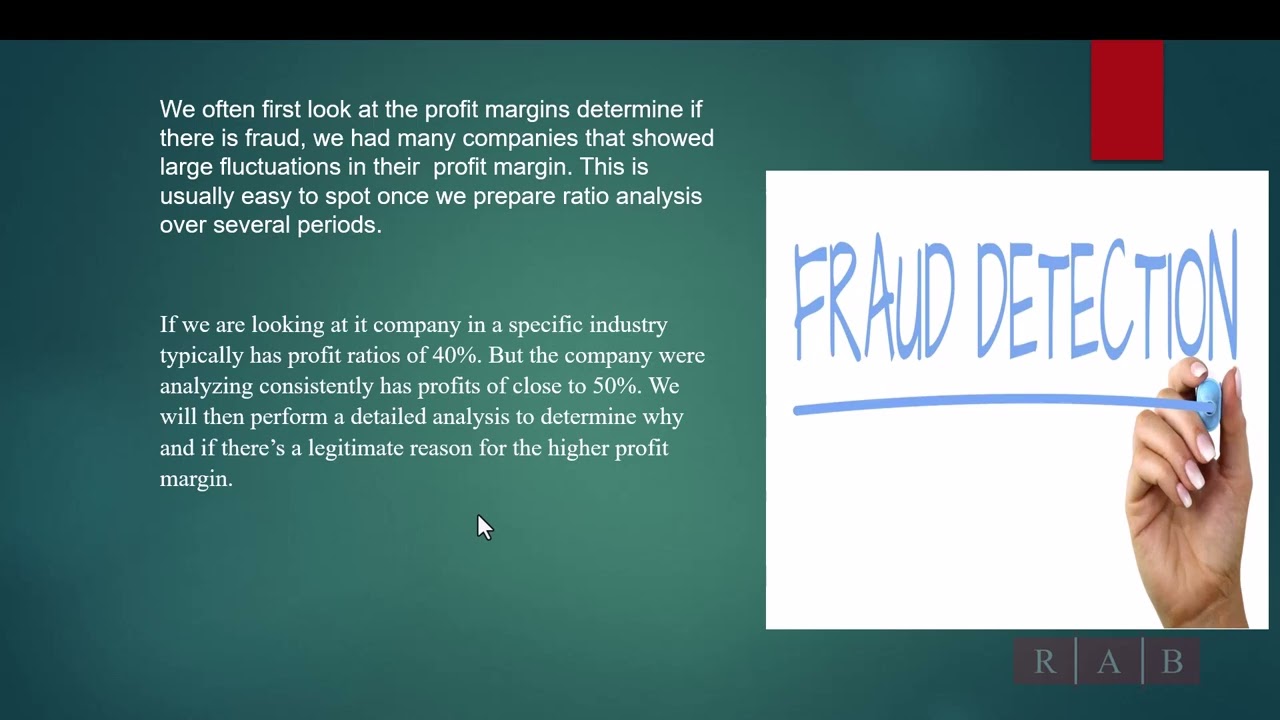 Financial Statement Fraud & The Beneish’s M -score