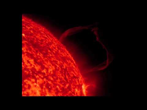 Massive Arching Sun Prominence Seen By Spacecraft | Video